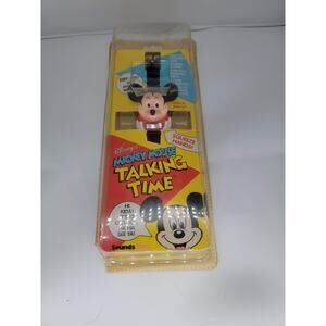 Disney | Accessories | Vintage Disney Mickey Mouse Talking Time Retro ...